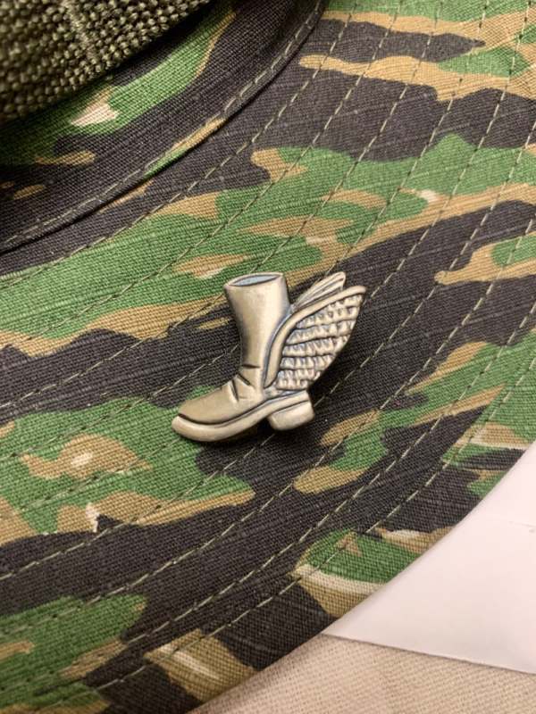 I found a winged boot in a box of keychains at the flea market ...