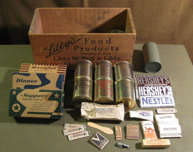 K rations & personal items - BASE/BIVOUAC/CAMP/DEPOT ITEMS - U.S ...