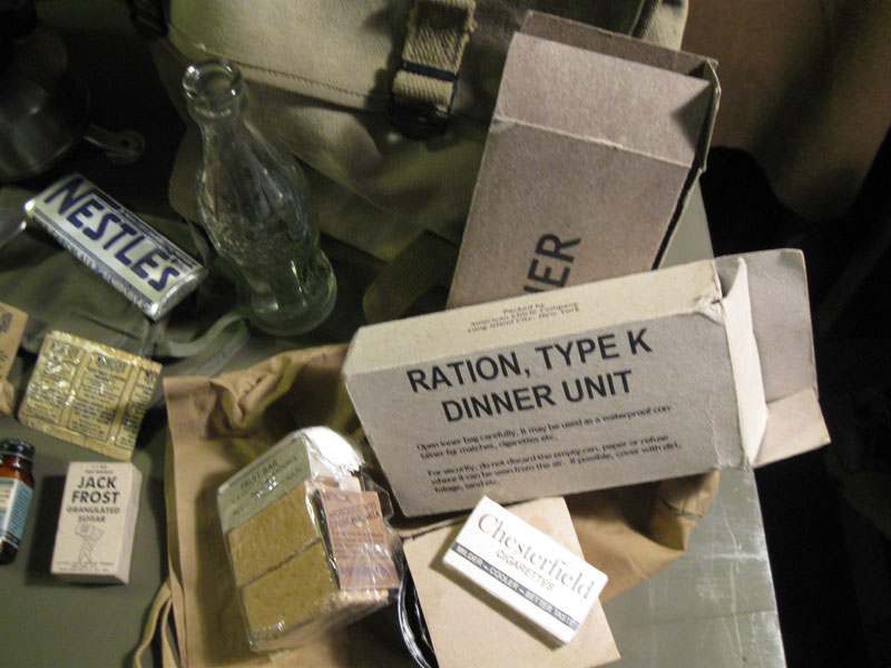 K rations & personal items - BASE/BIVOUAC/CAMP/DEPOT ITEMS - U.S ...