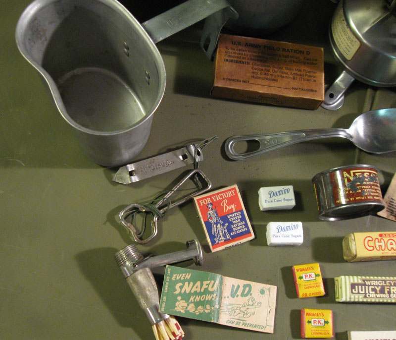 K rations & personal items - BASE/BIVOUAC/CAMP/DEPOT ITEMS - U.S ...