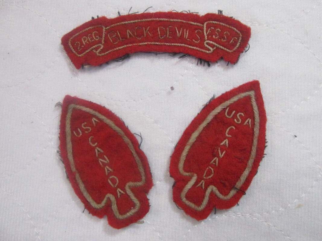 First Special Service Force printed patch on canvas? - ARMY AND USAAF ...