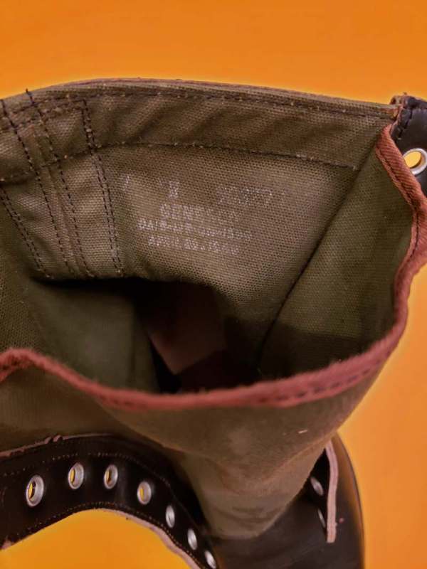 VERY RARE 1960 (4-60) DATED AND MARKED GENESCO MFG, U.S. JUNGLE BOOTS ...