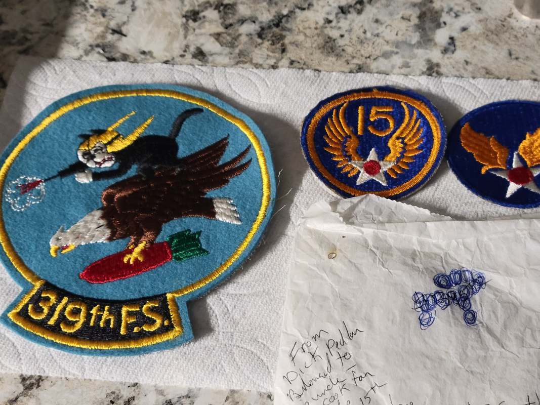 Mint 319th F.S. patch opinions please - ARMY AND USAAF - U.S. Militaria ...