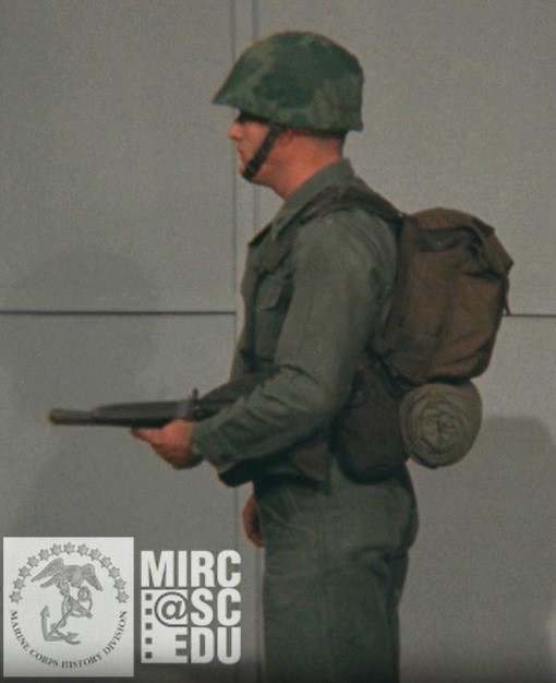 USMC XM1964 PACK VIDEO WITH SWIVEL E-TOOL CARRIER - FIELD & PERSONAL ...