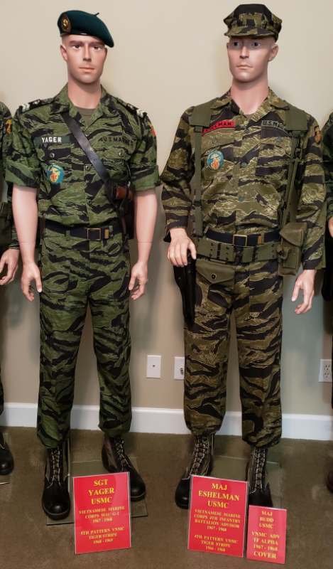 1954-1975 US MARINE VNMC ADVISOR TIGER STRIPE UNIFORM PATTERNS AND ...