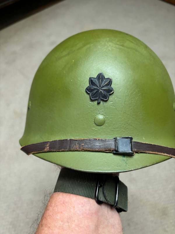 Korean War / Early Vietnam War Lt. Col Helmet Liner - M-1; M-1C & M-2 ...