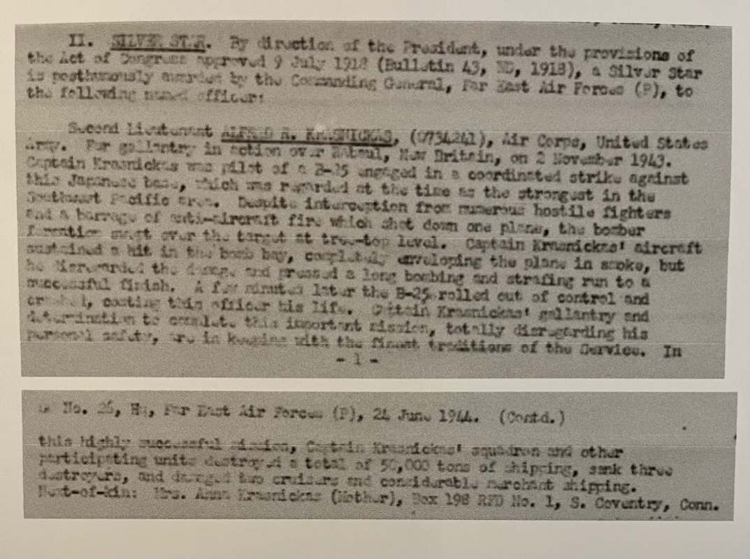 WWII Air Apaches Posthumous Silver Star Group - MEDALS & DECORATIONS ...