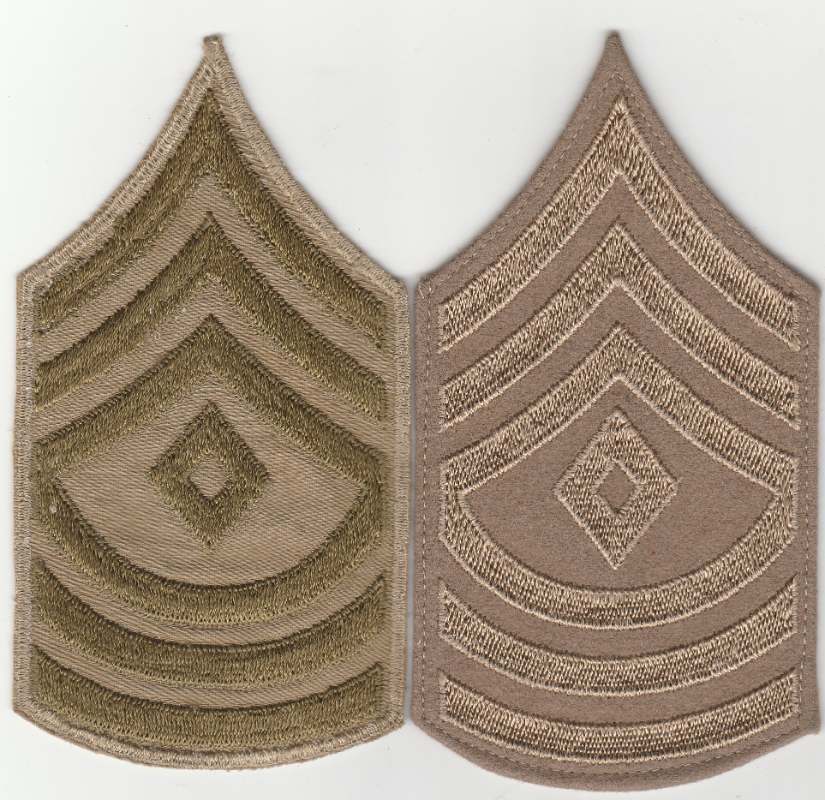 Odd 'pink' chevrons - ARMY (INCLUDING USAAC/AAF) - U.S. Militaria Forum