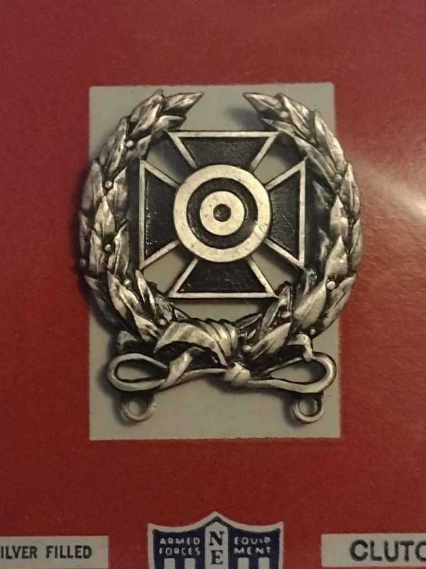 1/20 Silver Filled Expert Marksmanship Badge 1966 - ARMY (INCLUDING ...