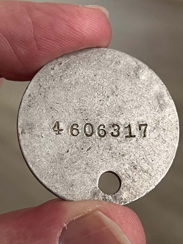 WW 1 USMC 80th Co 2/6 WIA dog tag - IDENTITY ITEMS (DOG TAGS, BRACELETS ...