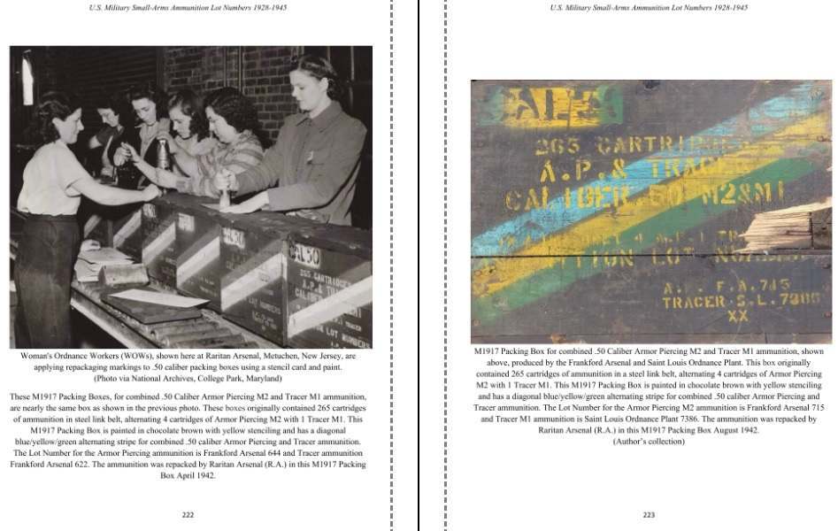 New reference book: U.S. Military Small-Arms Ammunition Lot Numbers 1928-1945 - ORDNANCE - U.S ...