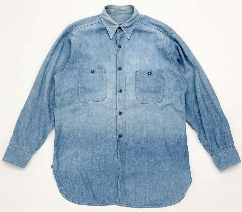 WW2 US Navy Chambray Shirt ? - NAVAL & SEA SERVICE UNIFORMS - U.S ...