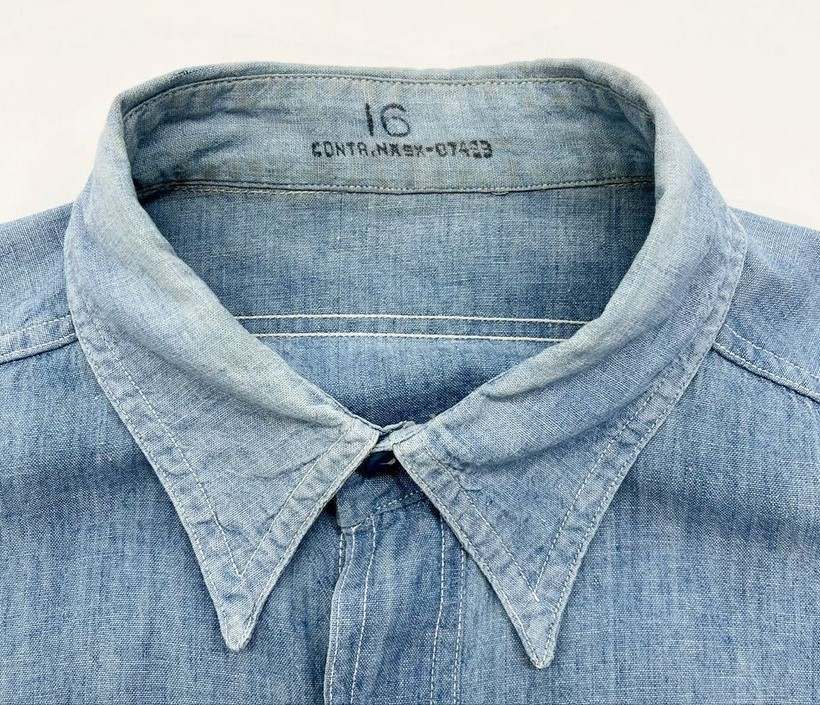 WW2 US Navy Chambray Shirt ? - NAVAL & SEA SERVICE UNIFORMS - U.S ...
