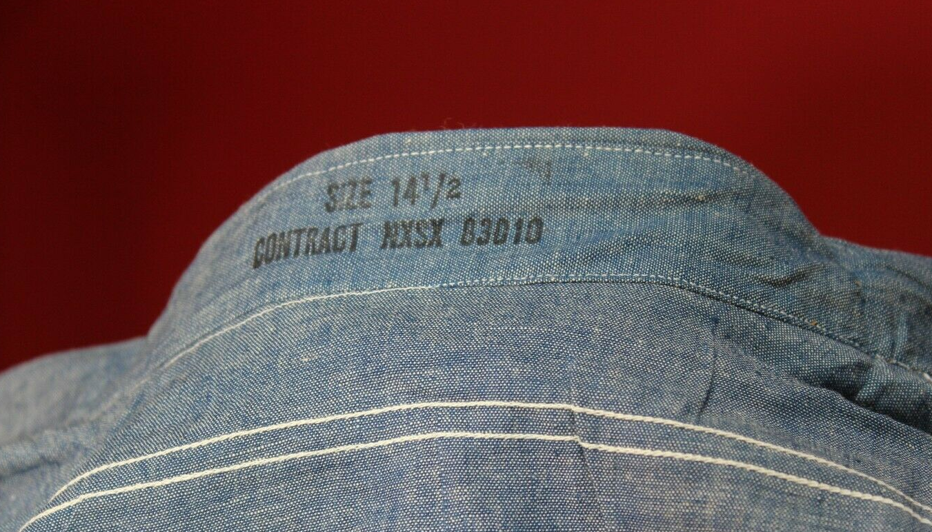 WW2 US Navy Chambray Shirt ? - NAVAL & SEA SERVICE UNIFORMS - U.S ...