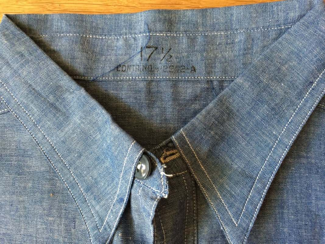 WW2 US Navy Chambray Shirt ? - NAVAL & SEA SERVICE UNIFORMS - U.S ...