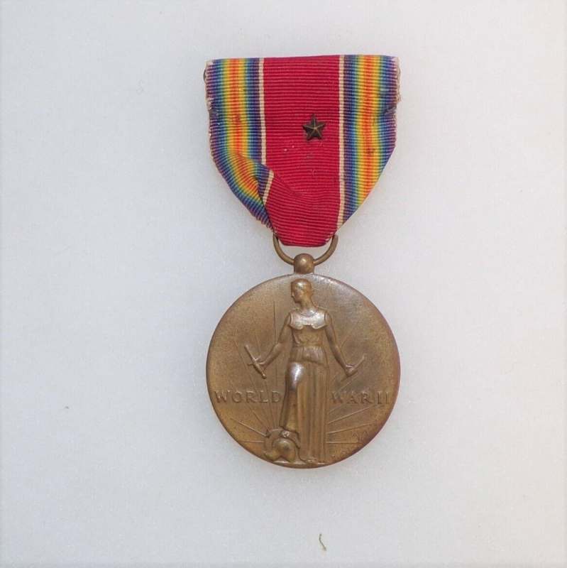 WWII Victory Medal + campaign star - CAMPAIGN/SERVICE MEDALS - U.S ...