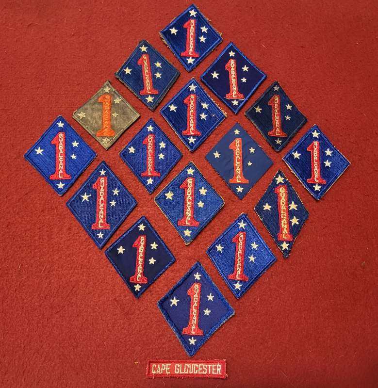 1ST Marine Division Patch Collection - MARINES - U.S. Militaria Forum