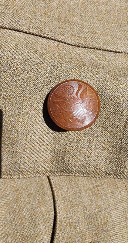 WW1 US Army Service tunic Plastic buttons - UNIFORM BUTTONS - U.S ...