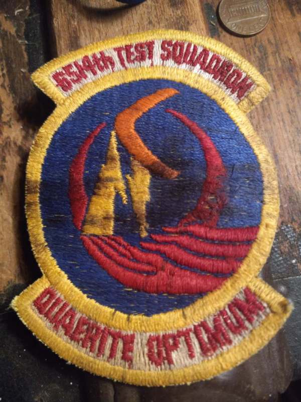 6514th Test Squadron Patch - AIR FORCE (USAAF IS WITH ARMY) - U.S ...