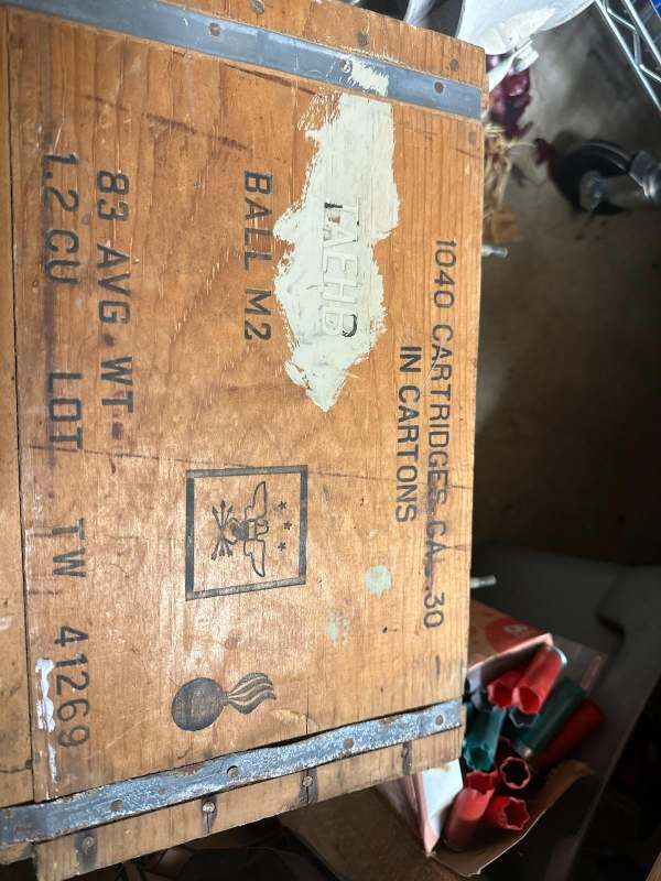 M2 Ammo in Crate 1040 Rounds - ORDNANCE - U.S. Militaria Forum