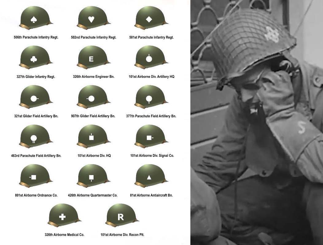 Unusual markings on U.S. helmets - M-1; M-1C & M-2 HELMETS - U.S ...