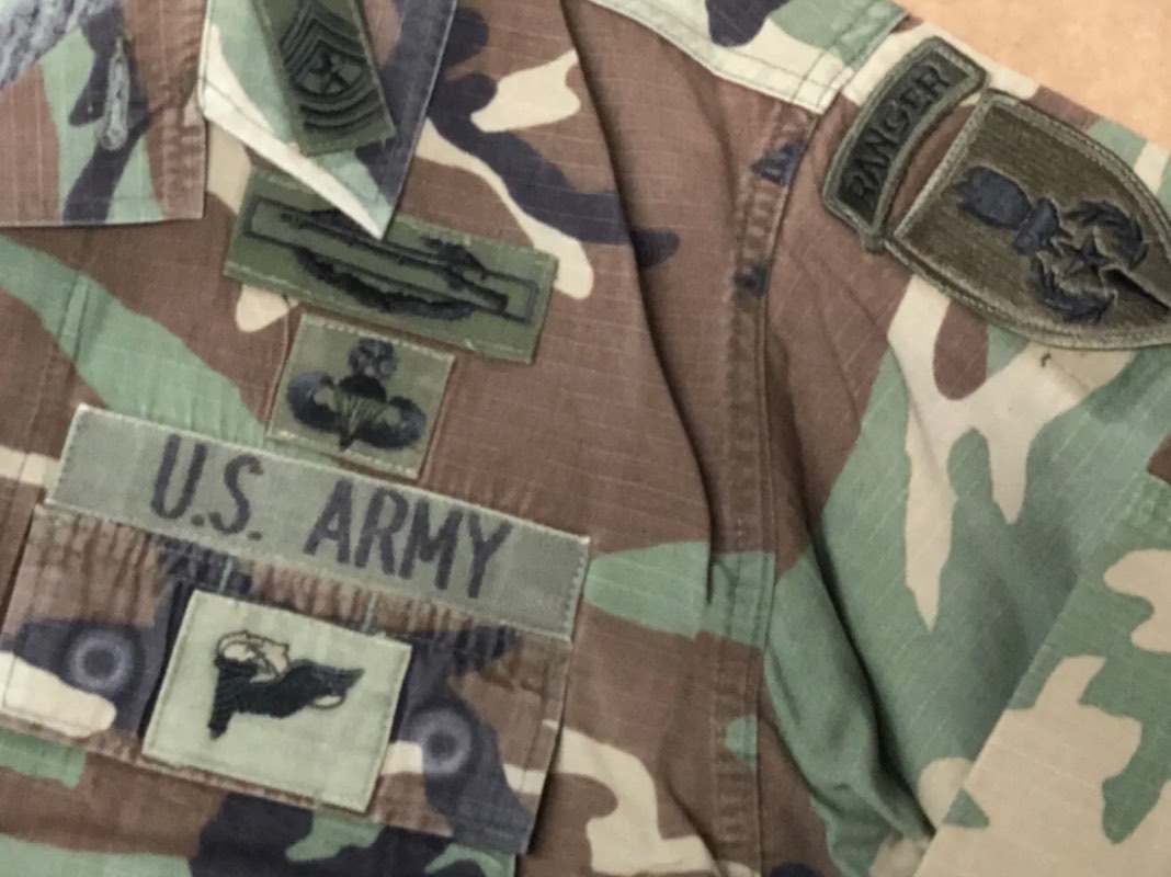 Unknown Patch on BDU ID: Sergeants Major Academy, Ft. Bliss, TX - CAN ...