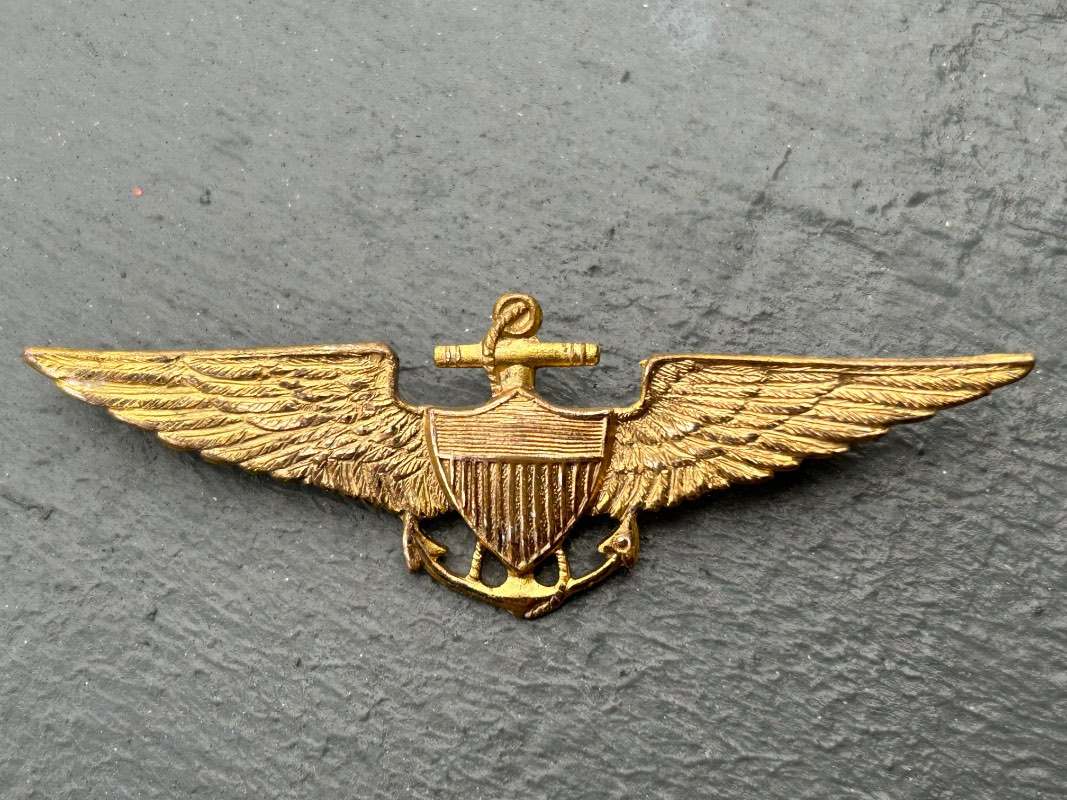 20’s - 30’s Gemsco US Navy Aviator wings - WING BADGES - U.S. Militaria ...