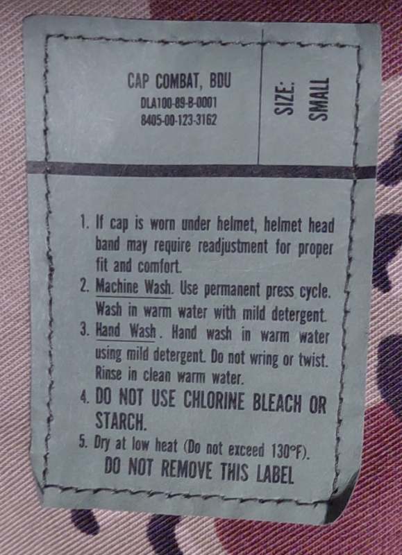 6-color desert 'Chocolate Chip' field/utility caps - UNIFORMS - U.S ...