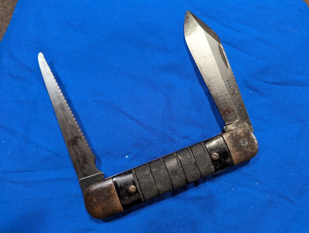 WW2 Case XX 337-6"Q and Colonial USAAF survival jack knife - EDGED ...