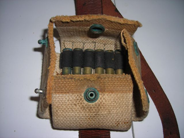 WW2 US NAVY rigger made .38 pouch for ammo - FIREARMS - U.S. Militaria ...