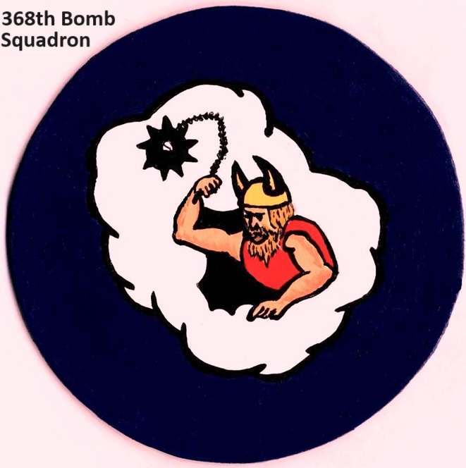 368th Bomb Squadron leather patch just finished ............... - REPRO ...