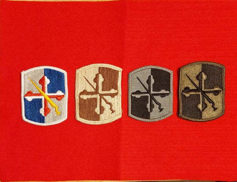 Iraqi made 58th Brigade SSI - ARMY AND USAAF - U.S. Militaria Forum