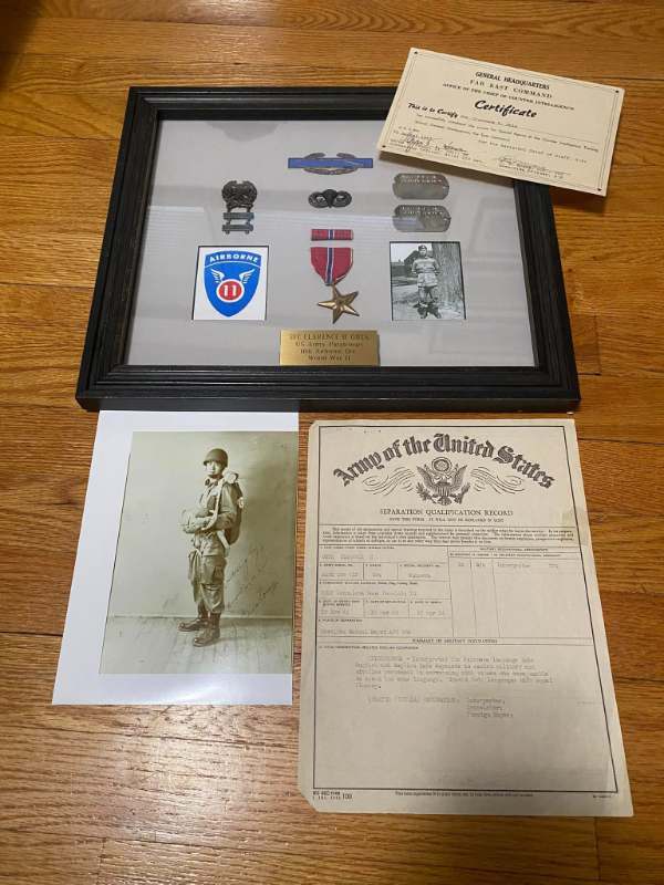 Shadow Box of a Nisei Paratrooper: 176th Military Language Detachment ...