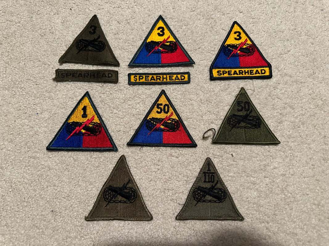 Armor Triangles: Real vs. Made For Collectors - Page 6 - ARMY AND USAAF ...