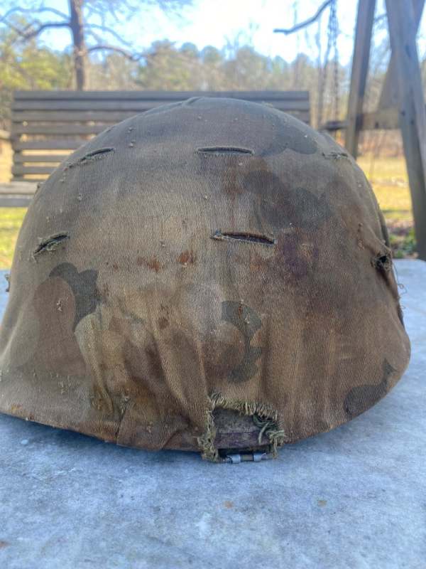 Vietnam USMC Shore Party M1 helmet - M-1; M-1C & M-2 HELMETS - U.S ...