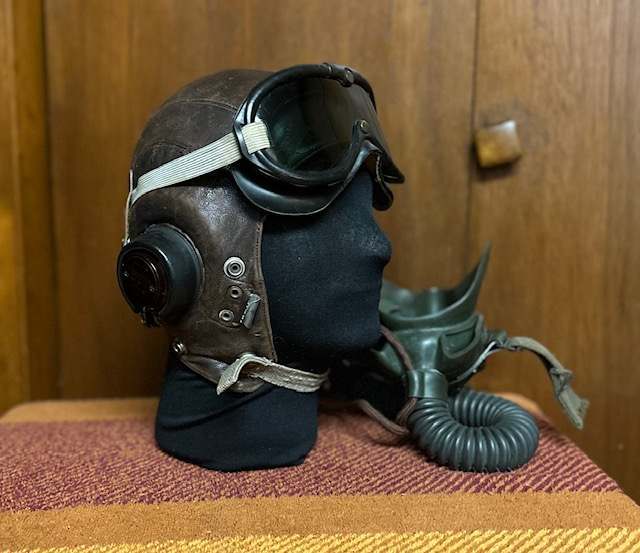 Maj. Robin Olds P-51 helmet - FLYING HELMETS AND ACCESSORIES - U.S ...