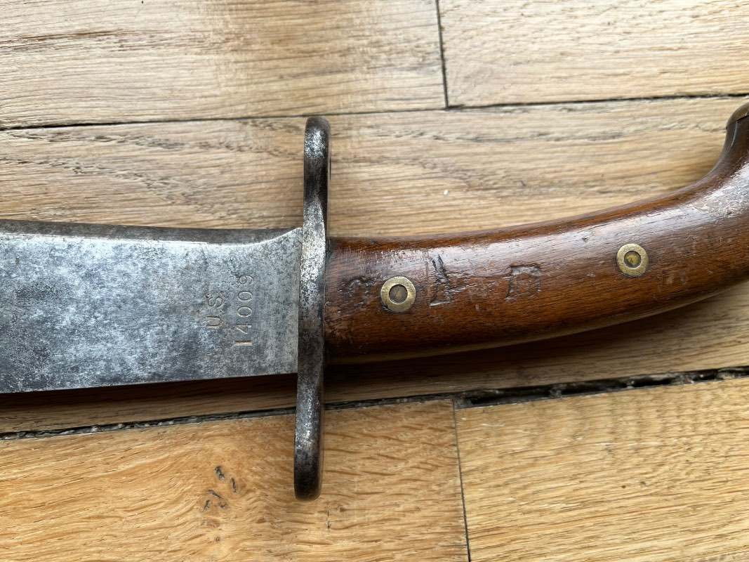 Model 1909 Bolo with interesting markings - EDGED WEAPONS - U.S ...