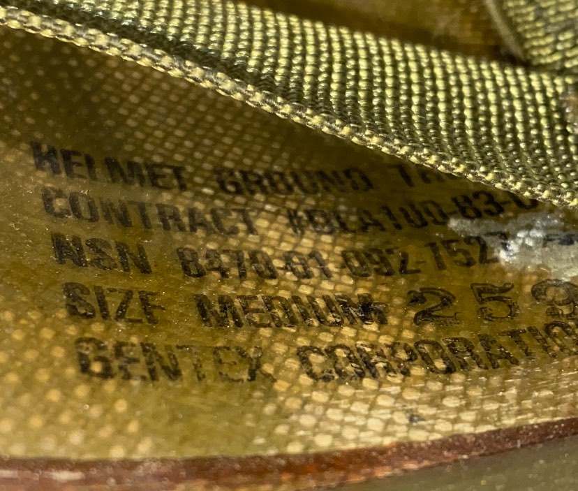 1983 Gentex PASGT - MODERN COMPOSITE HELMETS - U.S. Militaria Forum