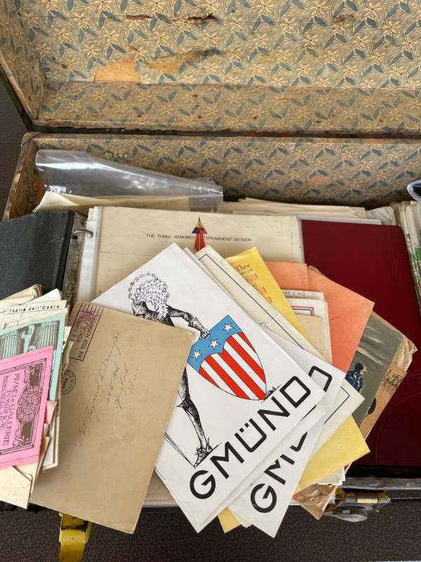 WW2 Footlocker Time Capsule: CO of 486th AAA Btn - GROUPINGS PAGE - U.S ...