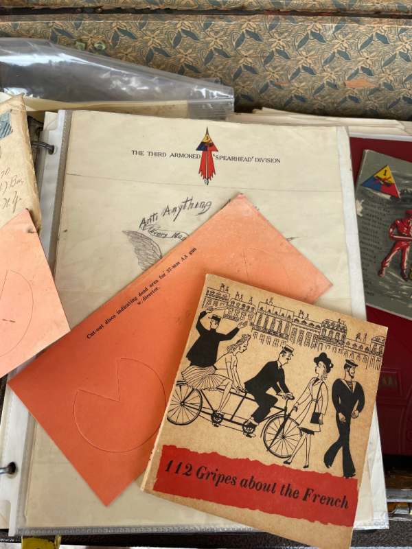 WW2 Footlocker Time Capsule: CO of 486th AAA Btn - GROUPINGS PAGE - U.S ...