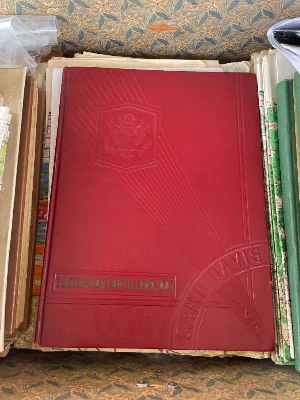 WW2 Footlocker Time Capsule: CO of 486th AAA Btn - GROUPINGS PAGE - U.S ...