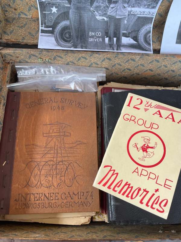 WW2 Footlocker Time Capsule: CO of 486th AAA Btn - GROUPINGS PAGE - U.S ...