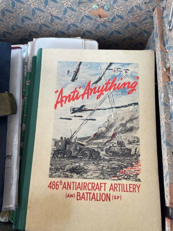 WW2 Footlocker Time Capsule: CO of 486th AAA Btn - GROUPINGS PAGE - U.S ...