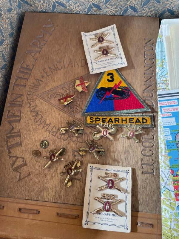 WW2 Footlocker Time Capsule: CO of 486th AAA Btn - GROUPINGS PAGE - U.S ...