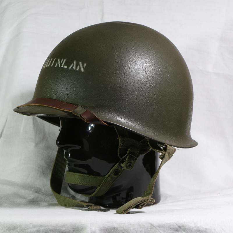 M1-C helmet with stencilled name...why? - M-1; M-1C & M-2 HELMETS - U.S ...
