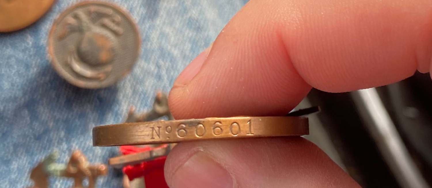 Small USMC grouping with some EGA's a numbered USMC GC medal and ...