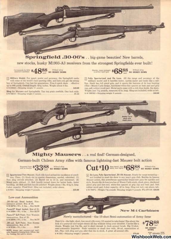 Sears catalogue 1962 - RIFLES - U.S. Militaria Forum