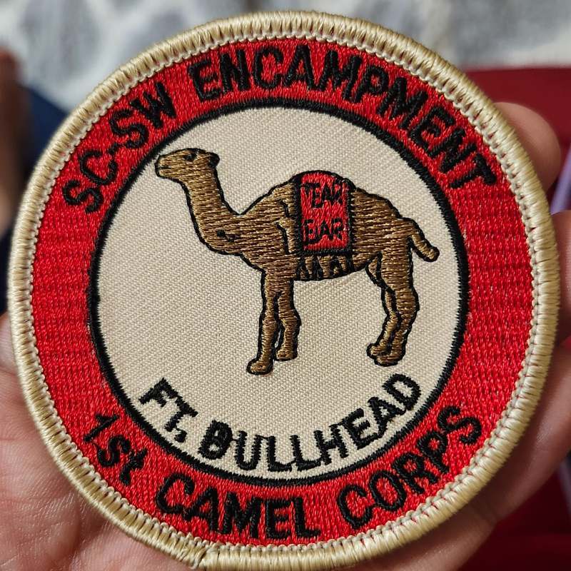 Unknown "SC-SW Encampment 1st Camel Corps" Patch - CAN YOU IDENTIFY ...