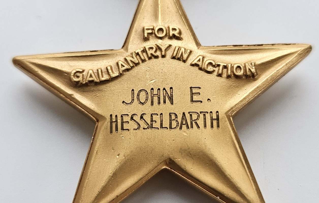 WWII Posthumous Silver Star to 1st LT John E. Hesselbarth - DECORATIONS ...