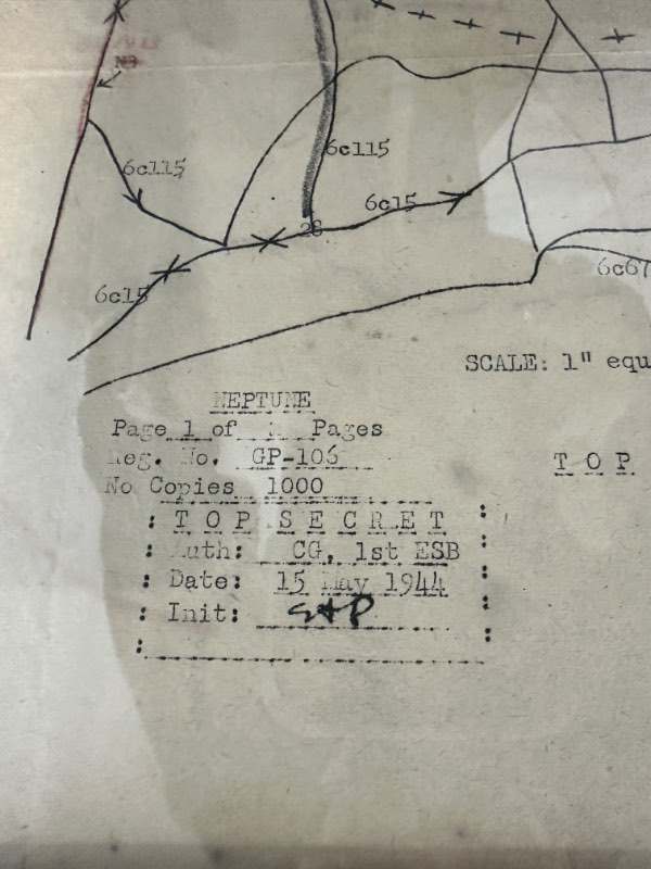 D Day Top Secret BIGOT maps - EPHEMERA, PHOTOGRAPHS & MILITARY ARTWORK ...